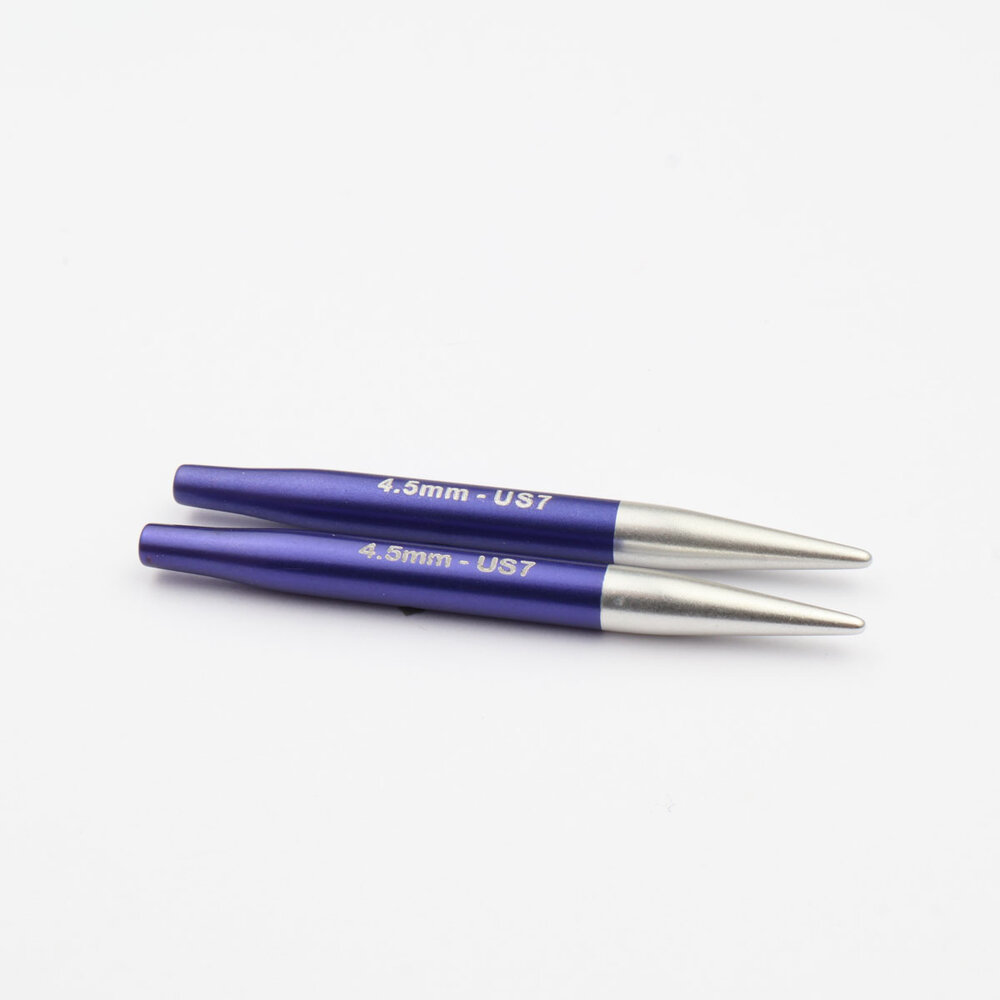 KnitPro 47546 Спицы съемные Zing Mini 5 см №4.5 (тросик в комплект не входит)