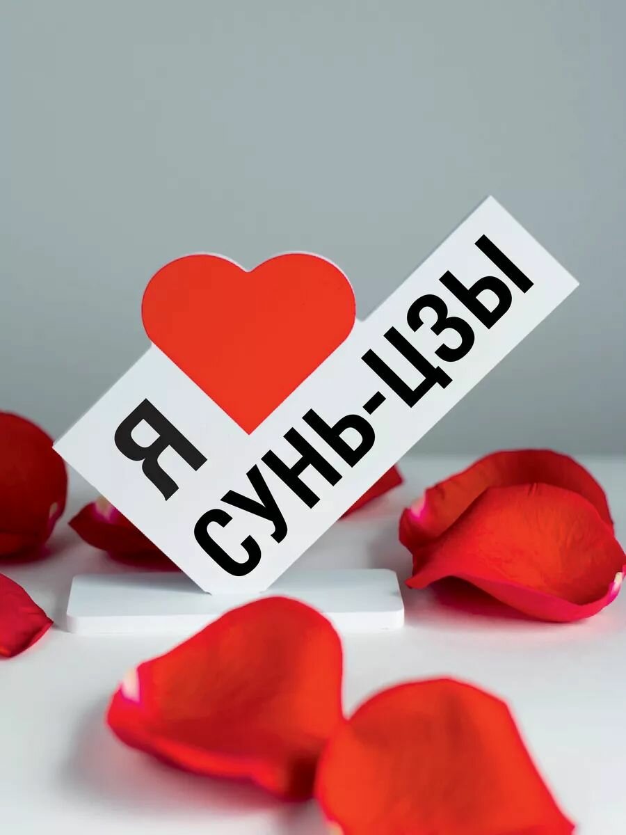 Подарок подруге, открытка я люблю Сунь-Цзы