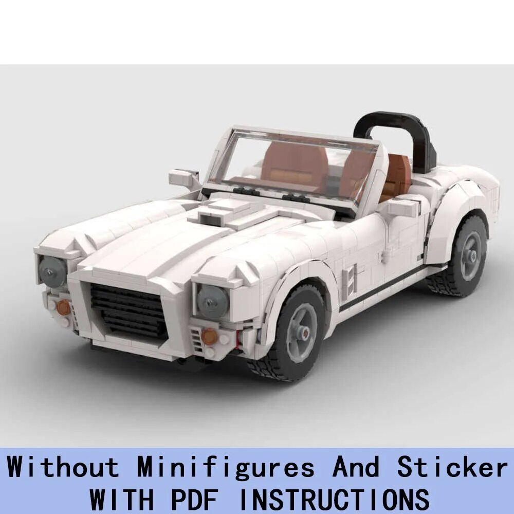 8шт. Конструктор Front lights mod (Shelby Cobra 427 - the alternative build of regular set 10295 Porsche 911) Набор строительных блоков