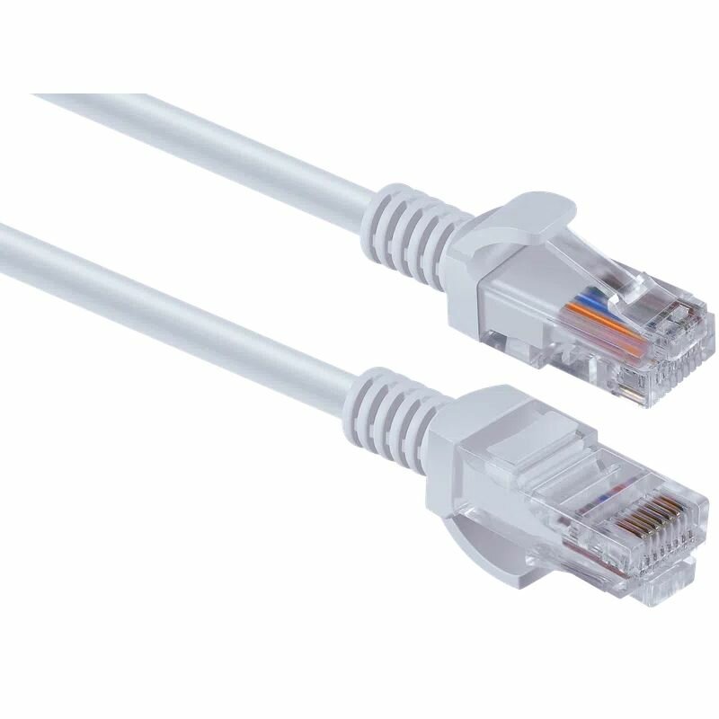 Патч-корд Defender 87393 10м RJ-45 cat.5e UTP серый