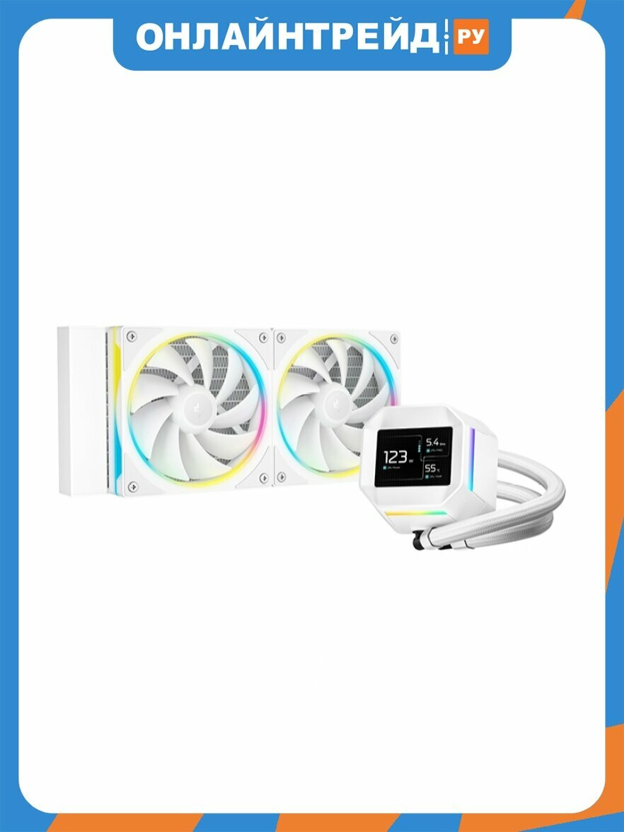 СВО для процессора Deepcool LM240 WH (R-LM240-WHDMMC-1)