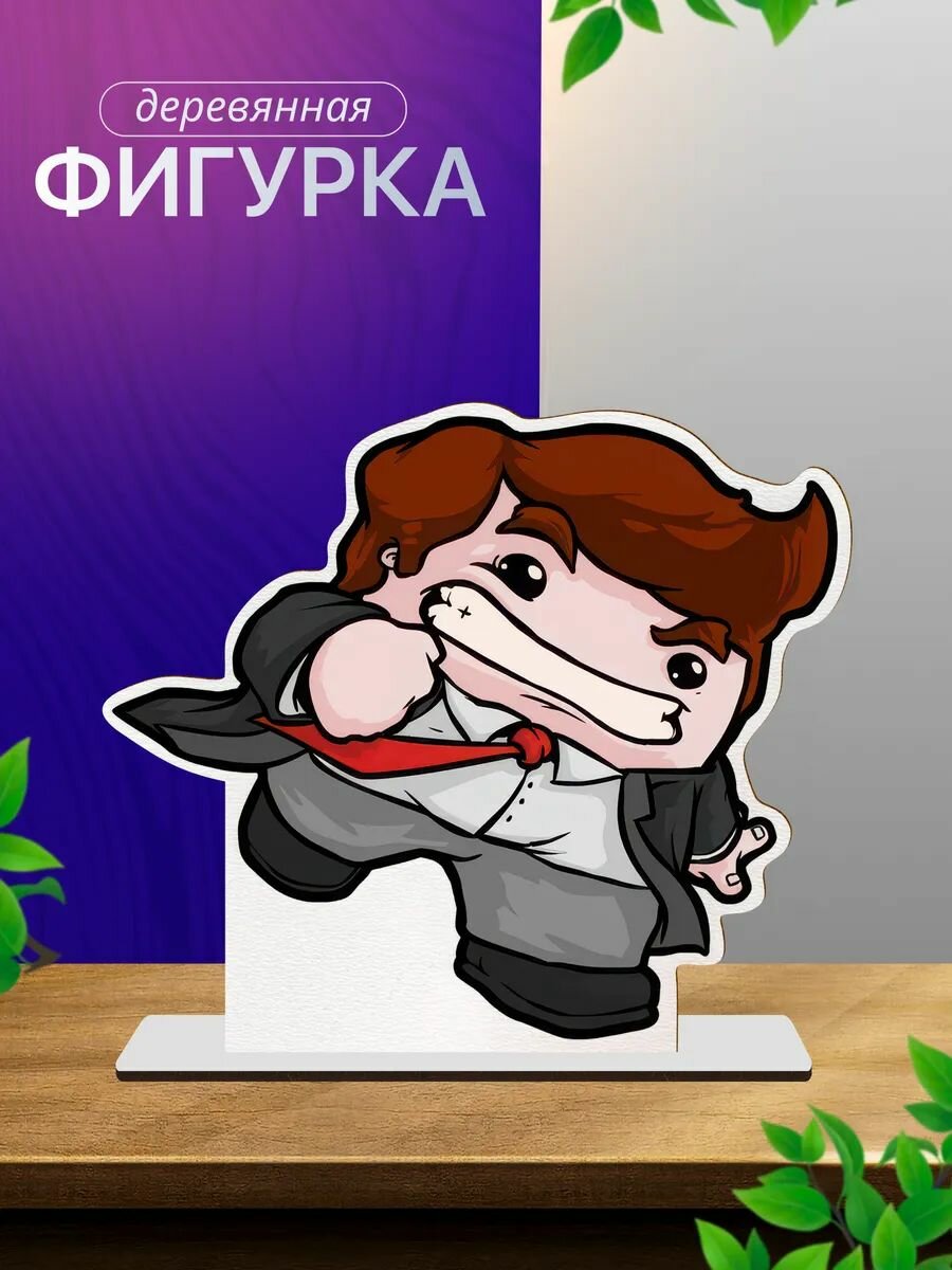 Деревянная фигурка Super Meat Boy Tim