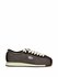 Кроссовки Mesh-panelled suede sneakers