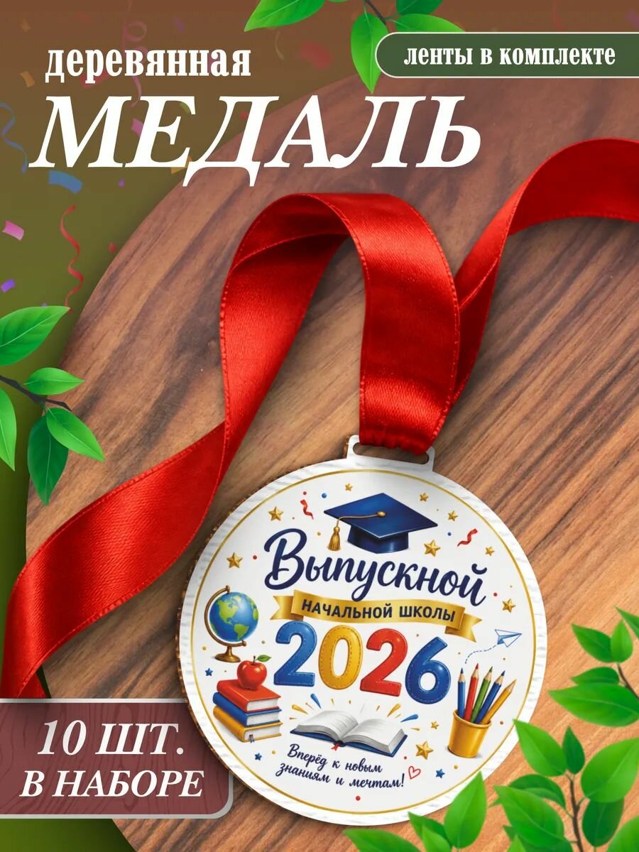 Набор медалей Выпускнику начальной школы