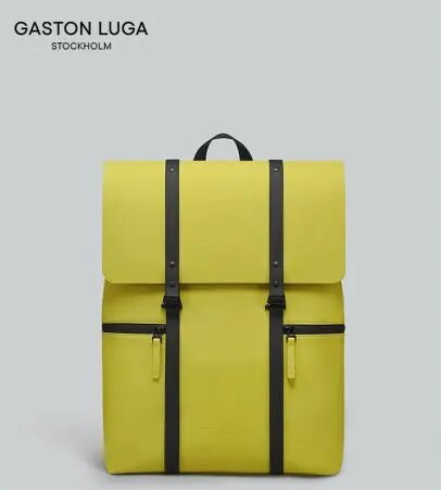 Gaston Luga Рюкзак, Унисекс, Полиуретан, 40x28x12.5 см, для ноутбука, городской — фото 1