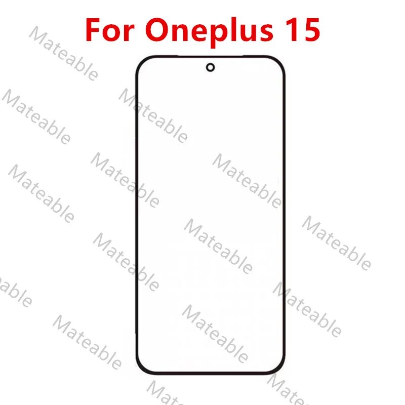 Oneplus15 Oneplus13T Сенсорный экран для Oneplus 15 13T 10R 7 7T 8T 9 9R 9RT 6 6T Out Стеклянная линза передней панели ЖК-дисплея с клеем OCA
