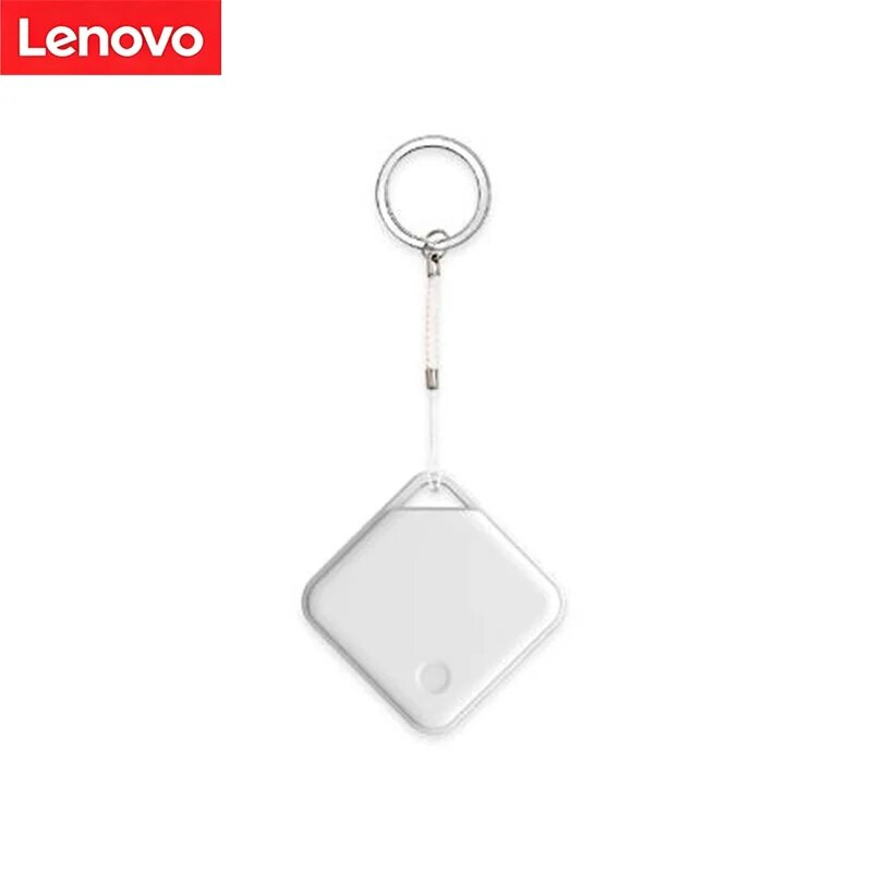 Мини-GPS-трекер Lenovo, устройство против потери вещей, для отслеживания детских сумок и White