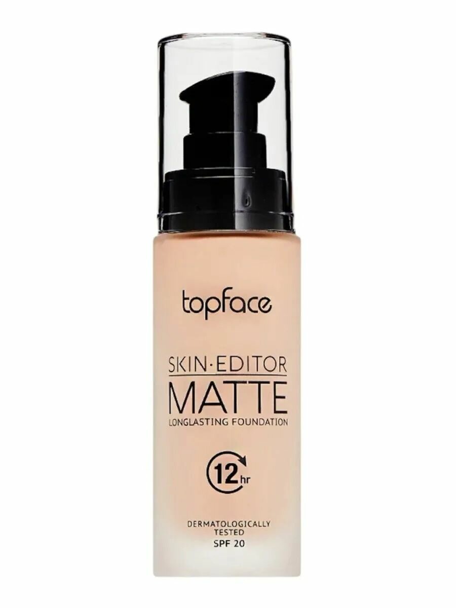 Topface Тональный крем матирующий Skin Editor Matte, тон 001, 32 мл
