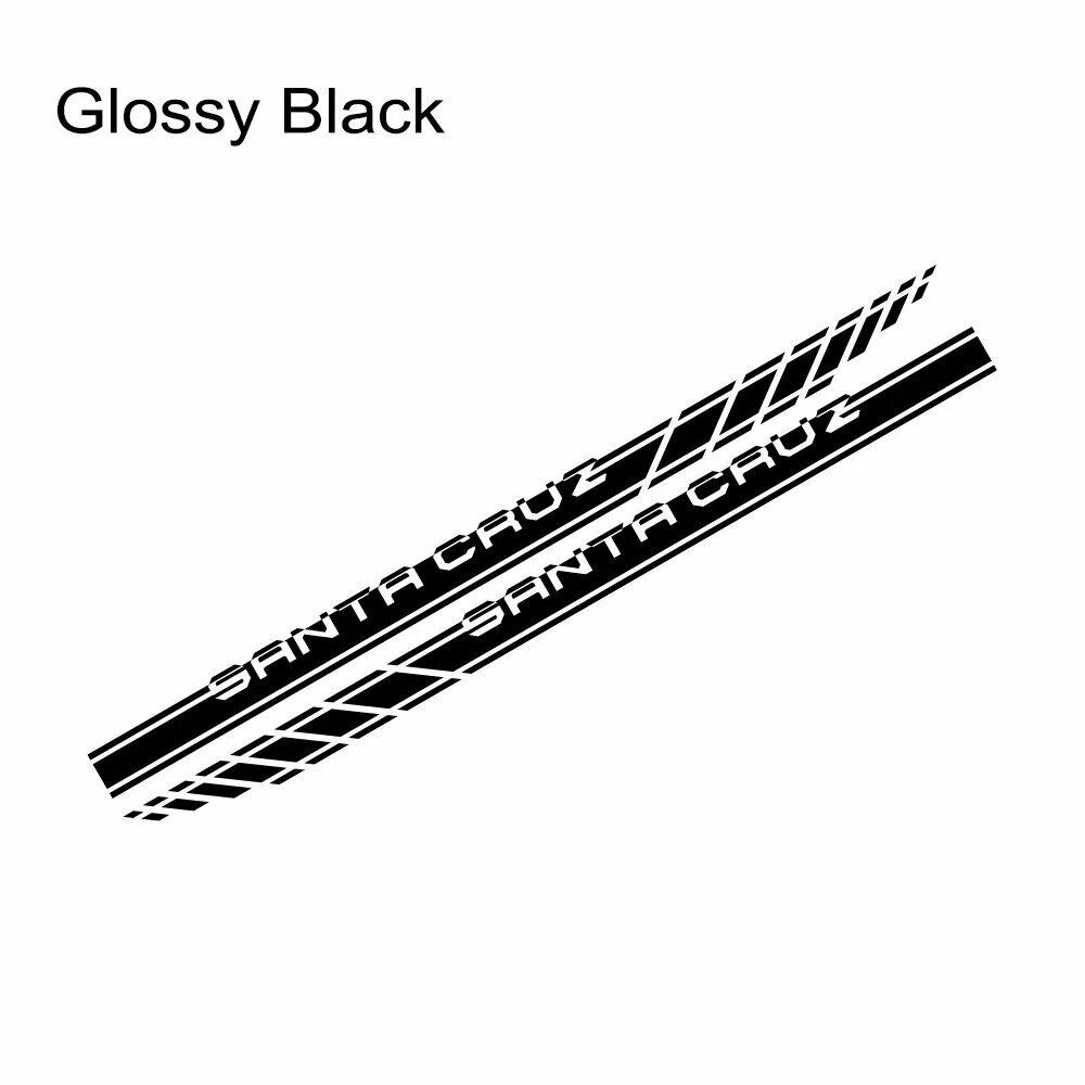 Наклейки на двери Santa Cruz, Glossy Black