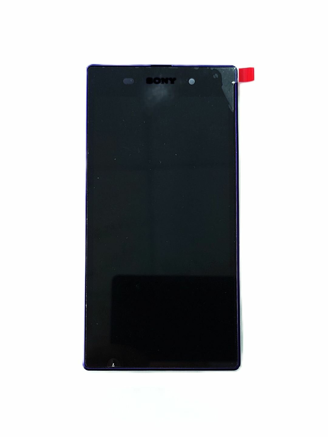 Дисплей для Sony Xperia Z1 C6903/C6902/C6906/C6943/L39H +Тачскрин черный с фиолетовой рамкой ориг100%