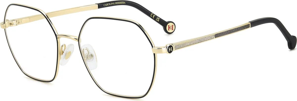 Оправа Carolina Herrera HER 0286 2M2, тип оправы ободковая, материал оправы металл, пол женские, форма оправы квадратная