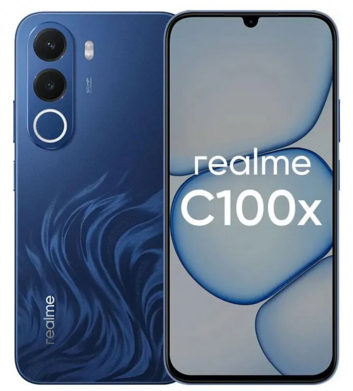 Смартфон REALME C100X 4/256Gb Blue (6941764494015)