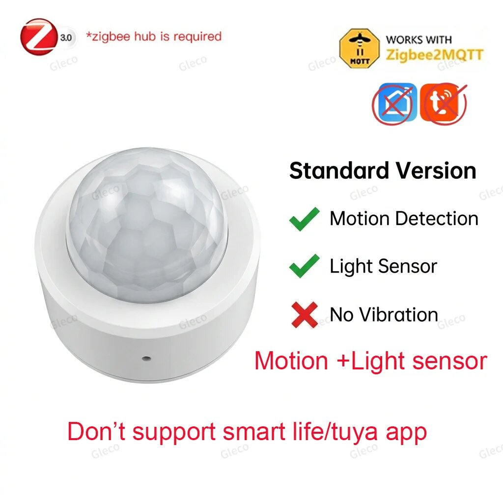 Датчик движения Gleco Zigbee 3.0 PIR Standard version Z2M