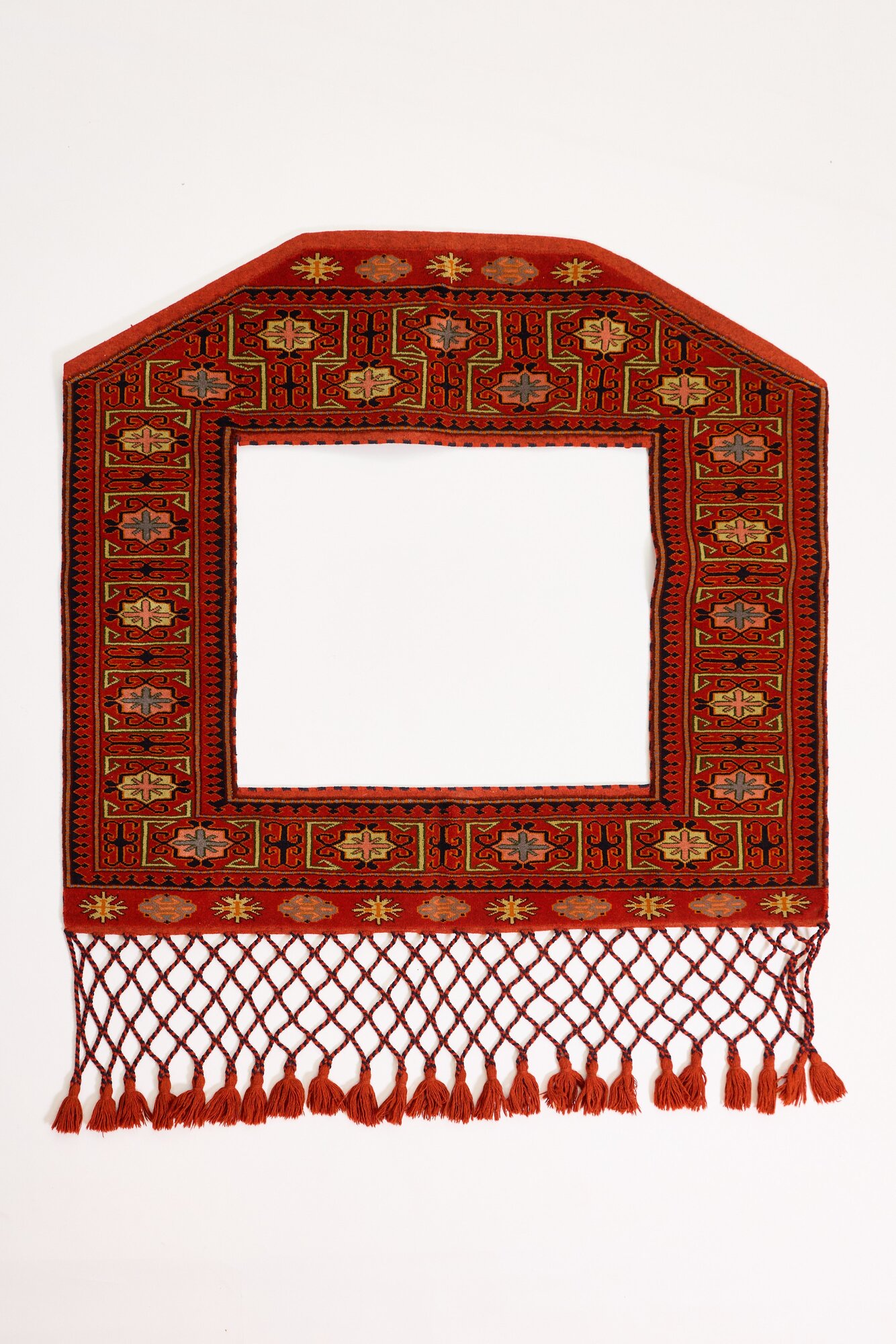 Рама из ковра для зеркала, 118 х 135 см, 100% шерсть, ручная работа