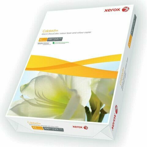 Бумага Xerox Colotech plus, белая, А3, 300 г/м2, 125 л, А++, 170%