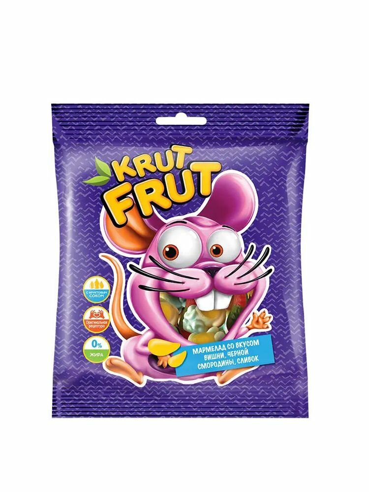 KrutFrut Жевательный мармелад Мышки, 100 гр