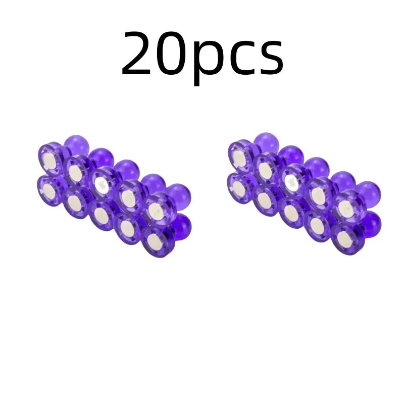 Фиолетовые неодимовые магниты 20шт, Цвет: D Violet