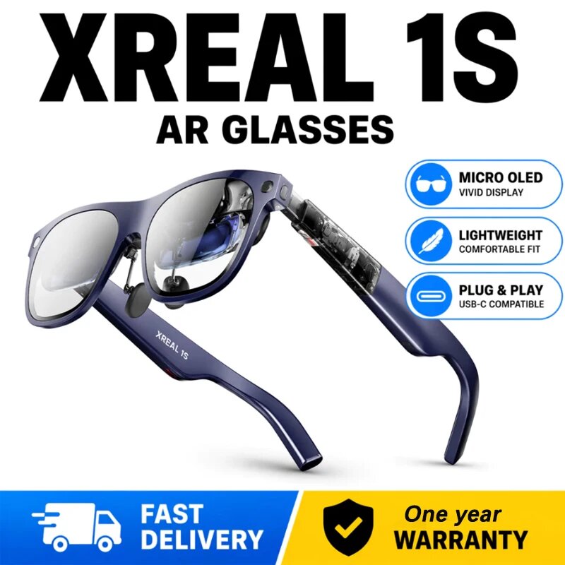 XREAL 1S AR очки виртуального дисплея 500 дюймов