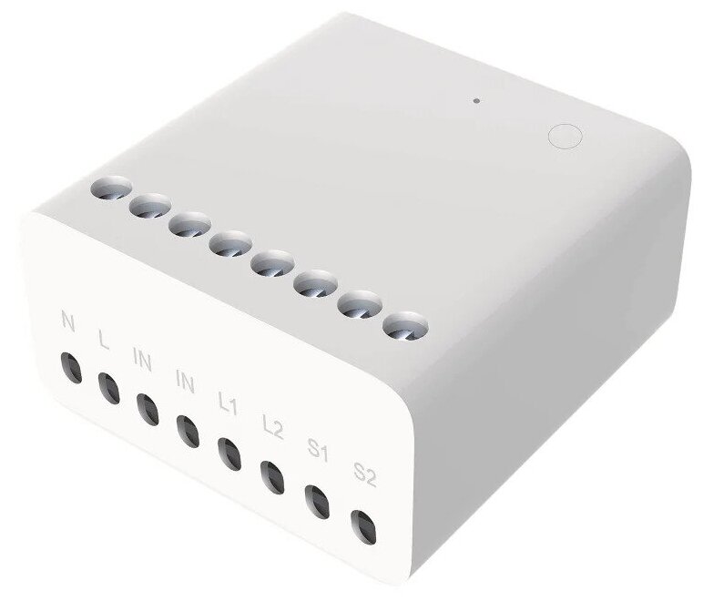 Беспроводное двухканальное реле Aqara Wireless Relay LLKZMK11LM для системы Умный дом двухканальный, Zigbee