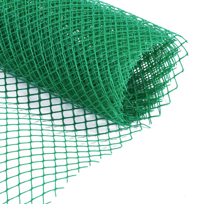 Сетка садовая, 1 x 5 м, ячейка 1,5 x 1,5 см, зелёная, Greengo