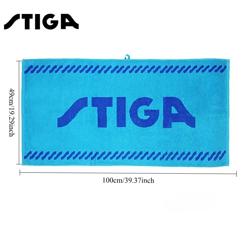 Полотенце для настольного тенниса Stiga Sports из хлопка CP6321 blue