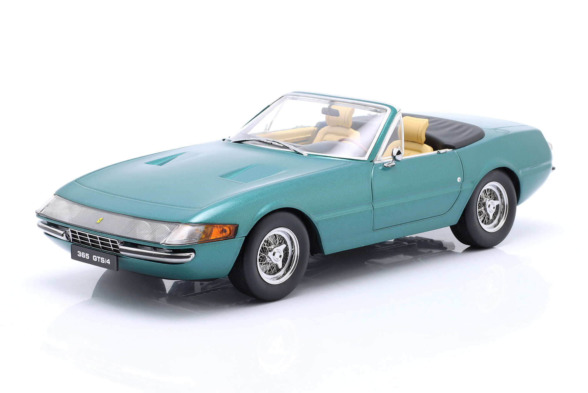 Модель коллекционная KK-SCALE Ferrari 365 GTS/4 1 series 1969 green metallic