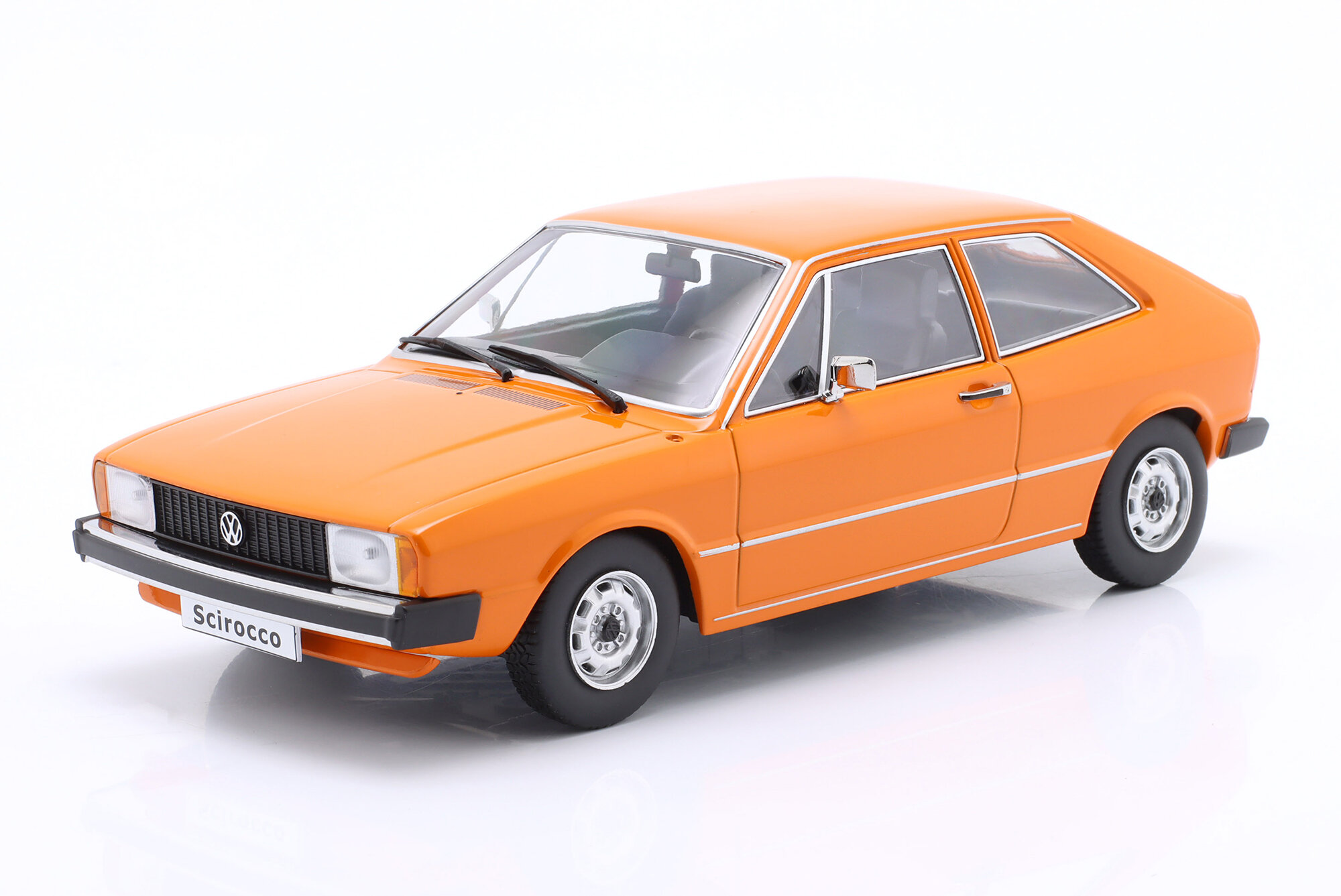 Модель коллекционная KK-SCALE Vw scirocco MK1 l 1975 orange