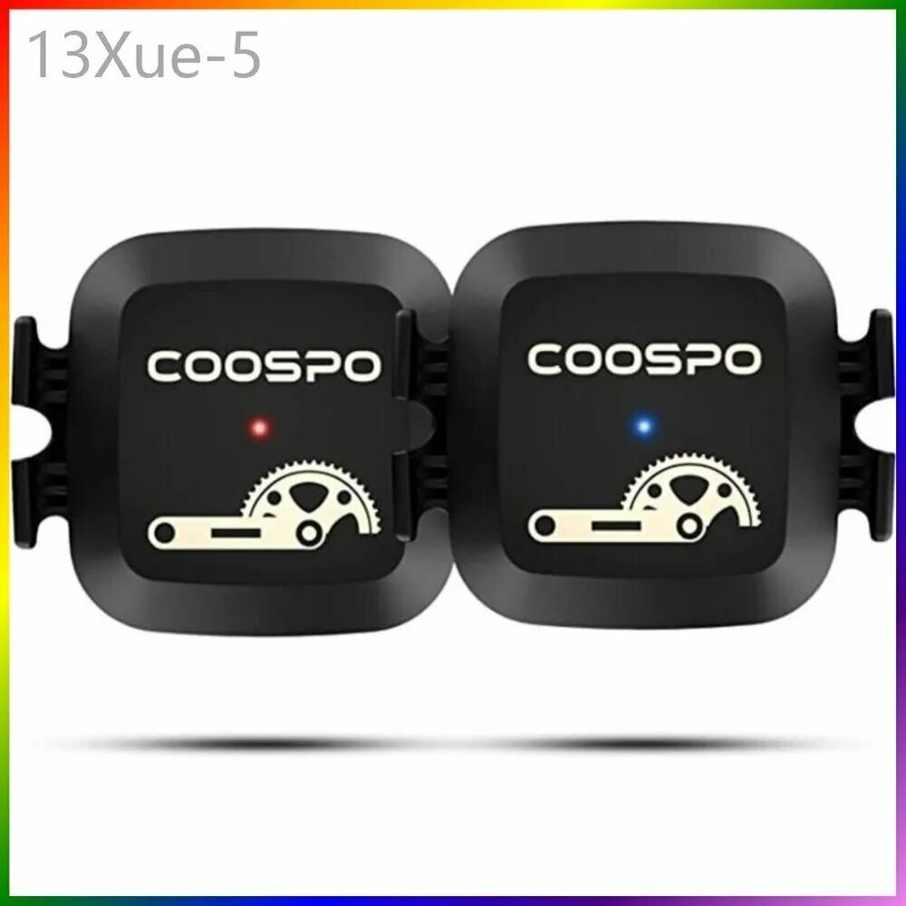 Датчик скорости и каденса велосипеда COOSPO комплект Bluetooth ANT+ для велокомпьютера Garmin Wahoo Zwift Strava