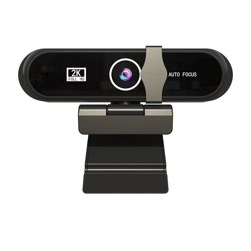 USB 2K HD компьютерная веб-камера с автофокусом для прямых трансляций и видеоконференций