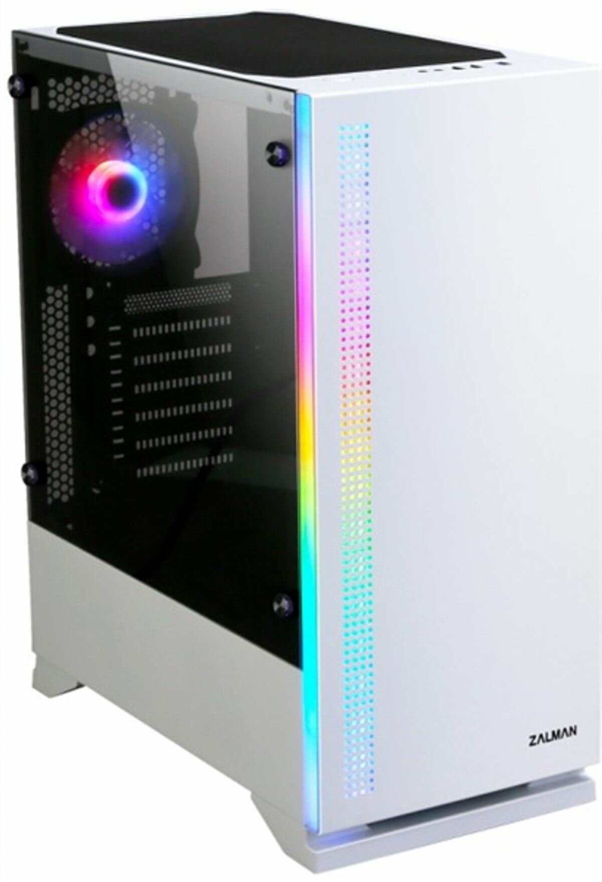 Корпус компьютерный Zalman S5 WHITE Midi Tower Белый
