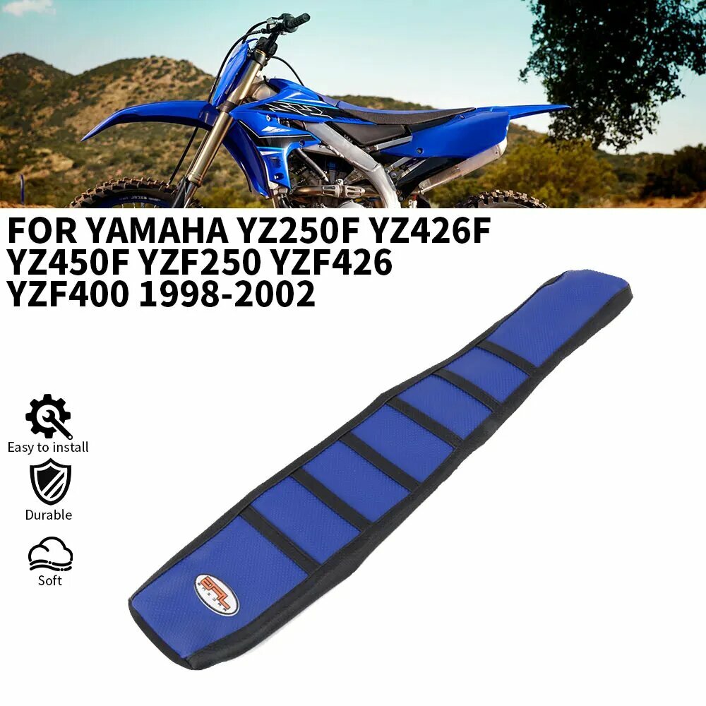 Чехол на сиденье мотоцикла, резиновый захват, мягкий для Yamaha YZ250F YZ426F YZ450F YZF250 YZF426 YZF400 1998-2002, аксессуары для мотоциклов