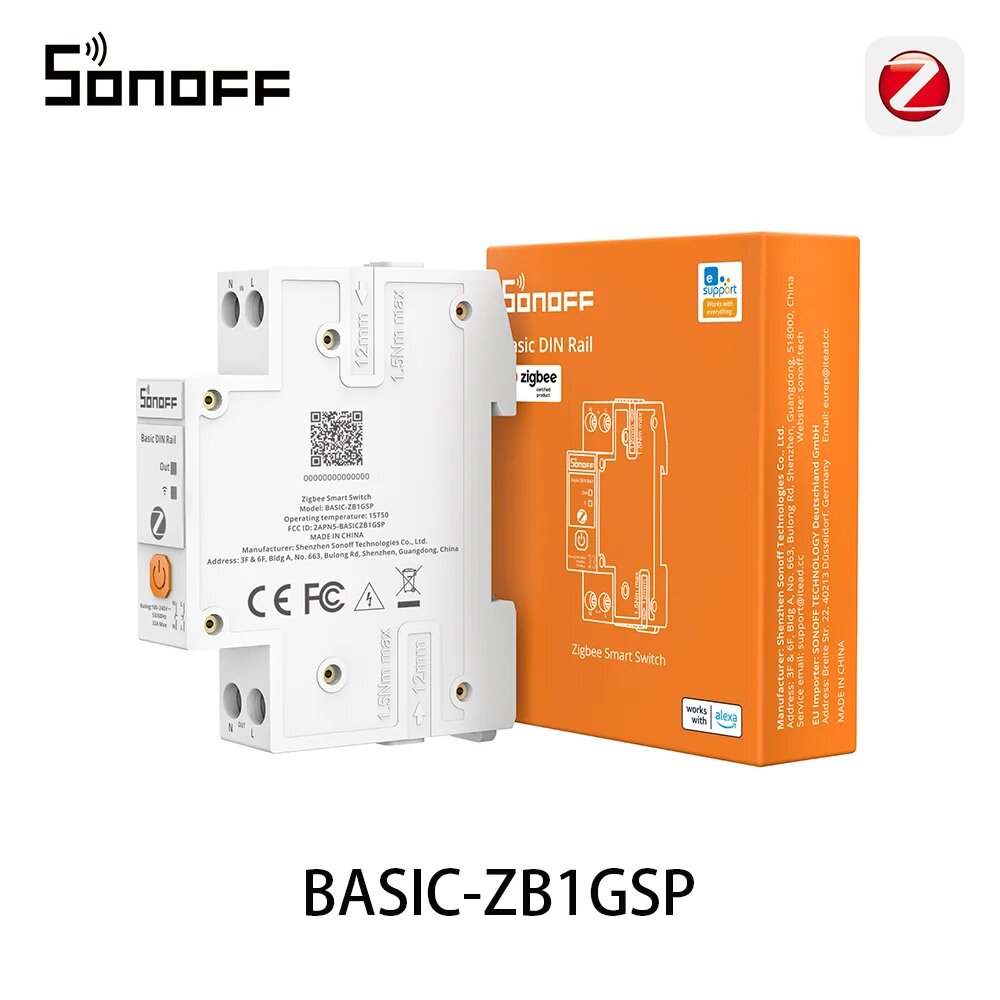 SONOFF BASIC-ZB1GSP умный выключатель Zigbee 3.0 32А
