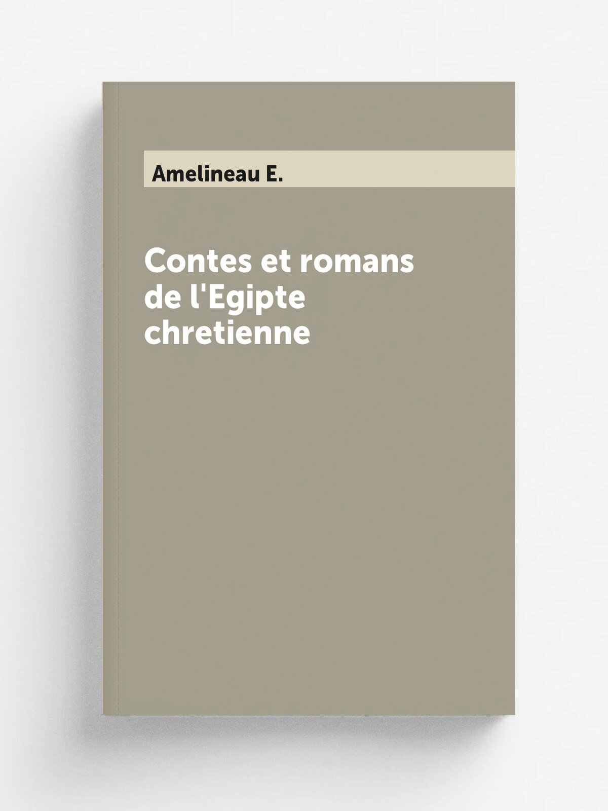 Contes et romans de l'Egipte chretienne