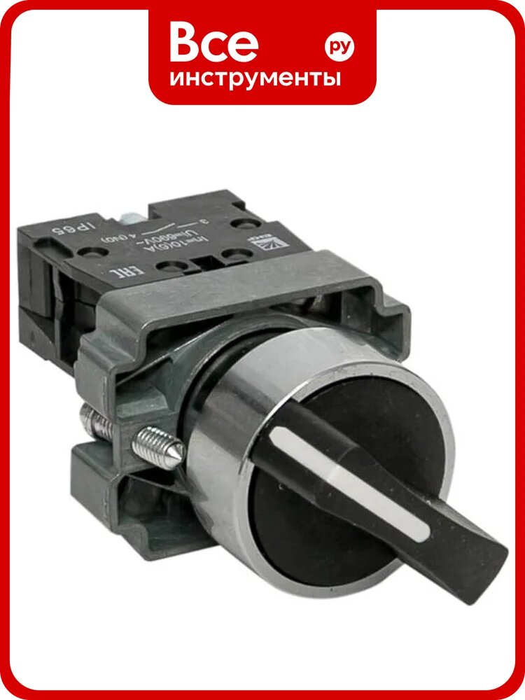 Переключатель BD21 2P короткая ручка NO IP65 PROxima EKF xb2-bd21-65