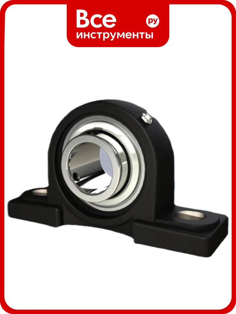 Подшипниковый узел FXM SW-10010218, чугунный, с лапами, однорядный, шариковый