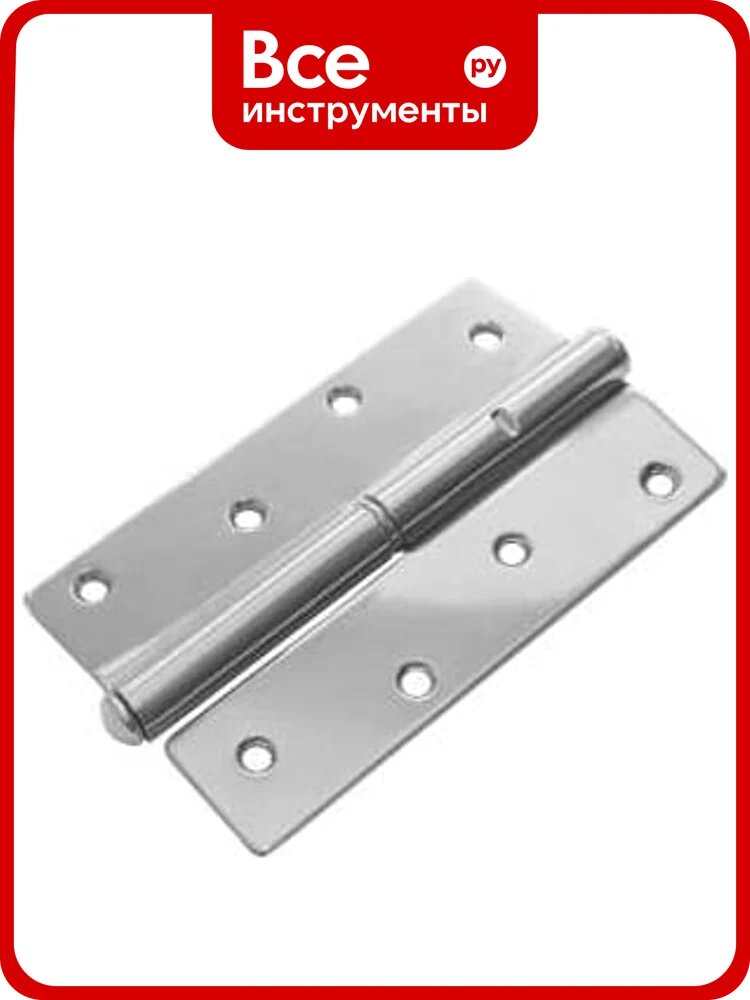 Петля DOMART ПН-120 с простым запятником, левая хром 4607111623201