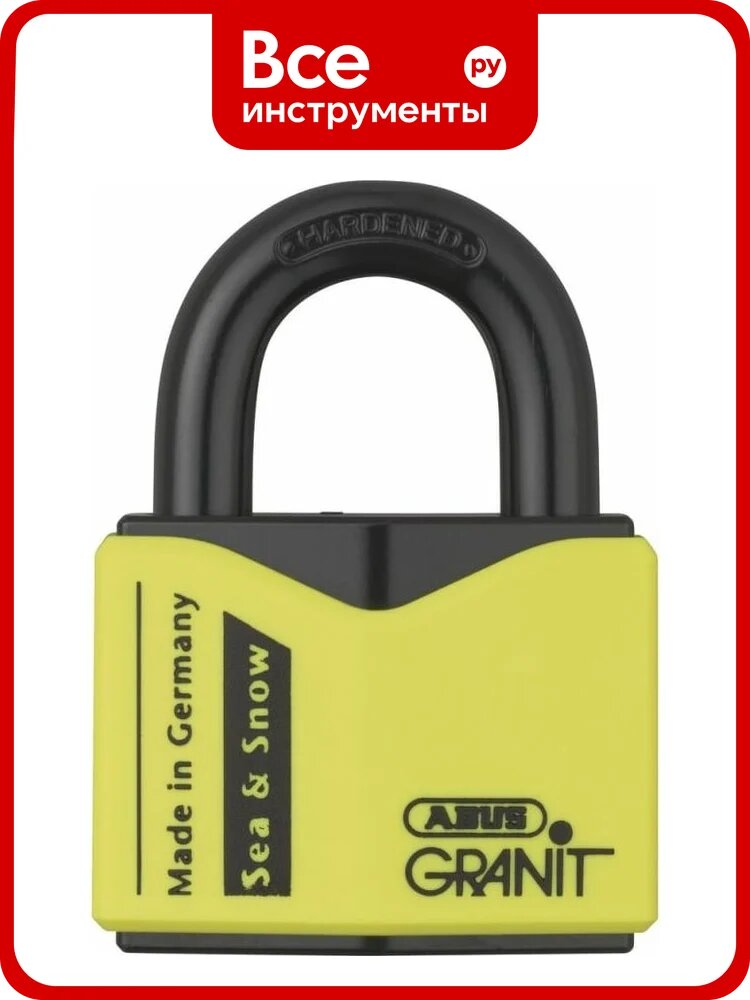 Навесной замок ABUS Sea&Snow GRANIT Plus-System B/EFSPP, для регионов с особенно суровыми погодными условиями