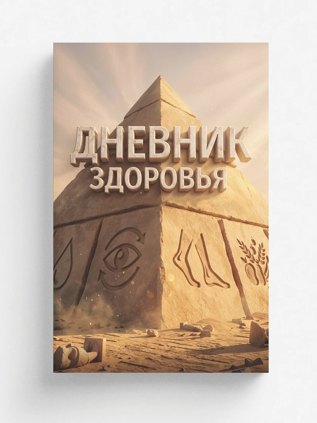 Дневник здоровья, дизайн: "Метранпаж", 100 страниц, А5. Недатированный