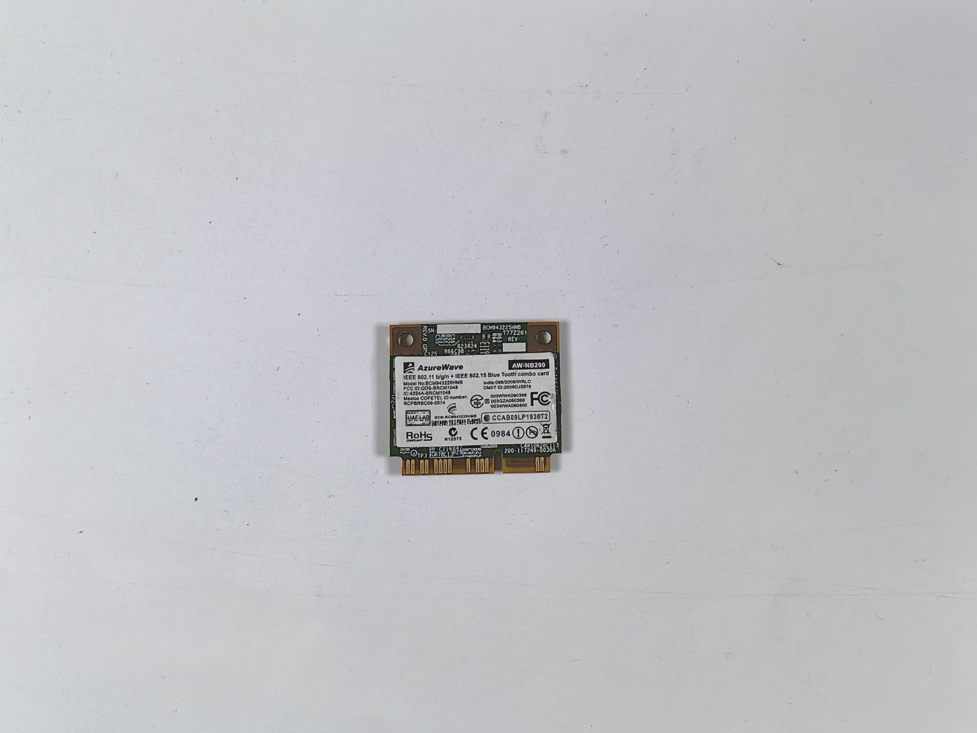 WIFI модуль для ноутбука AzureWave AW-NB290 BCM2070 BCM943225HMB