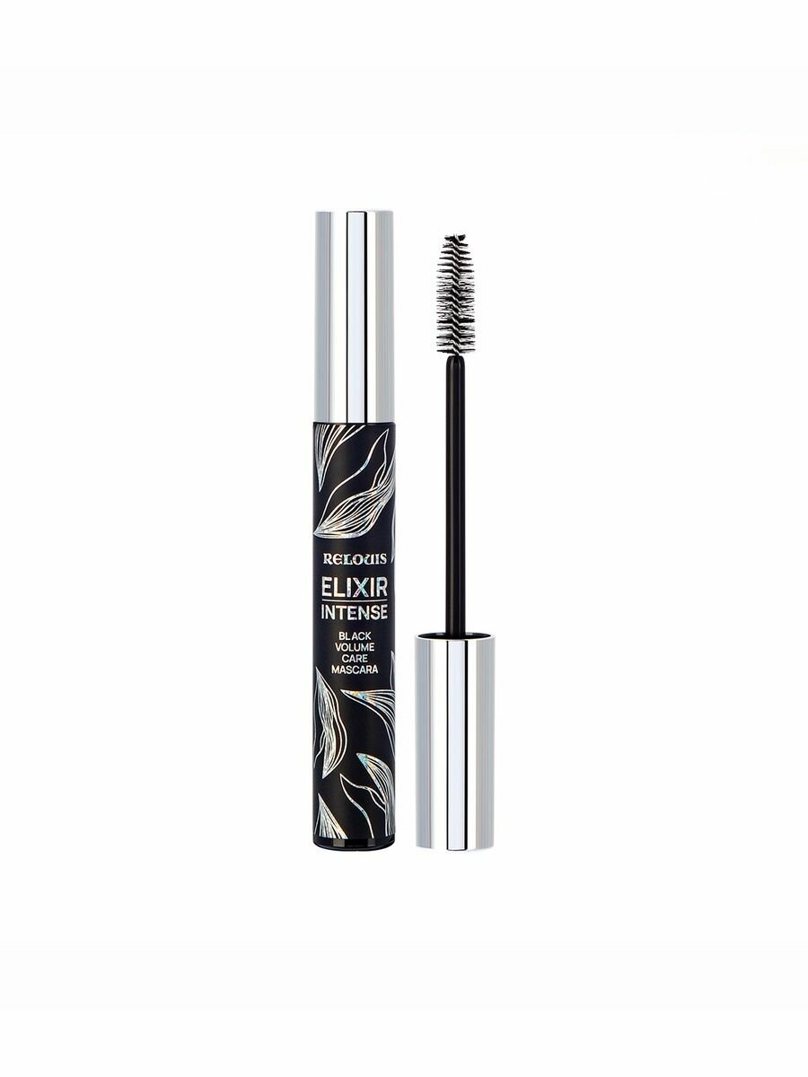 Термотушь для ресниц объем и уход Elixir Intense Relouis, 9 г