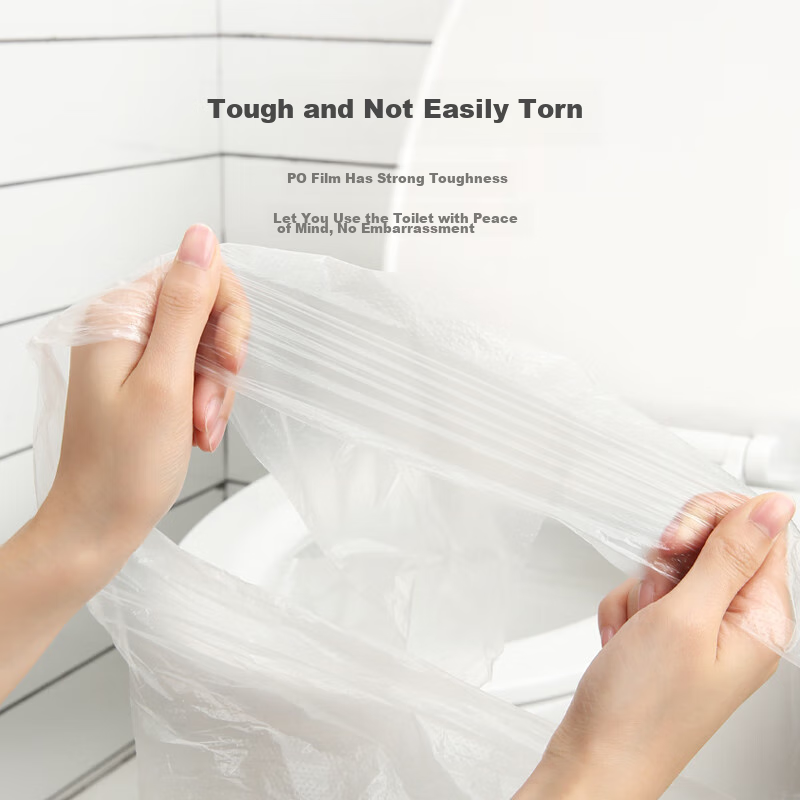 Xinqin Disposable Toilet Seat Covers, Water-Resistant, Portable, for Pregnant Women, Individually Wrapped, 50 Pieces