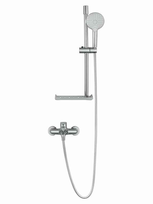 Смеситель для ванны с душем Wonzon & Woghand Alfa WW-AE3201-CR хром, латунь, современный