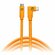 Кабель Tether Tools TetherPro USB-C to USB-C Right Angle 4.6m Orange (CUC15RT)