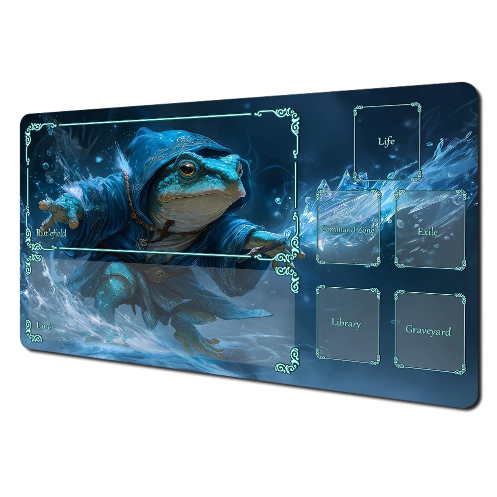 Игровой коврик Mairuige для TCG 35x60 см Синий, 600x350x3mm, playmat-26-0822