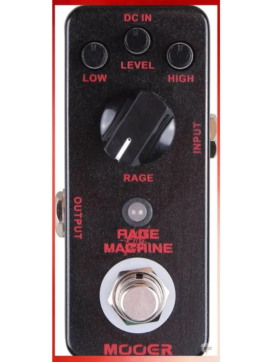 Mooer Rage Machine Гитарная мини педаль эффектов Metal