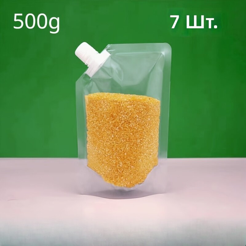 Многоразовые герметичные пакеты для хранения продуктов, вместительные, защита от влаги и насекомых, для круп на кухне и в холодильнике, размер S, 7 шт.