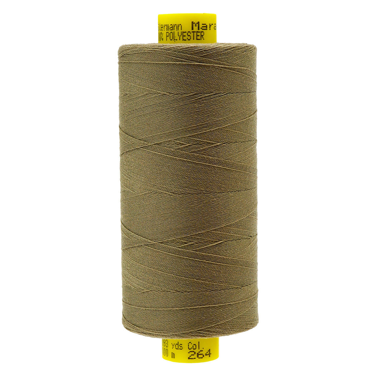 Нитки Mara 120/1000 м универсальные, 100% полиэстер Gutermann 700207 (264 светлый орех), 10 шт