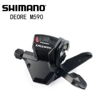 Shimano Deore M590 Переключатель скоростей для велосипеда, передний, 9 скоростей, черный