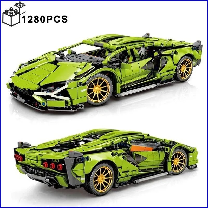 Конструктор Technic "Lamborghini Sian FKP 37" 900 деталей 24cm