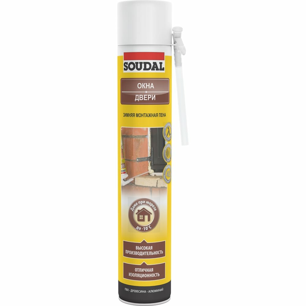 Зимняя ручная пена SOUDAL 45 107557